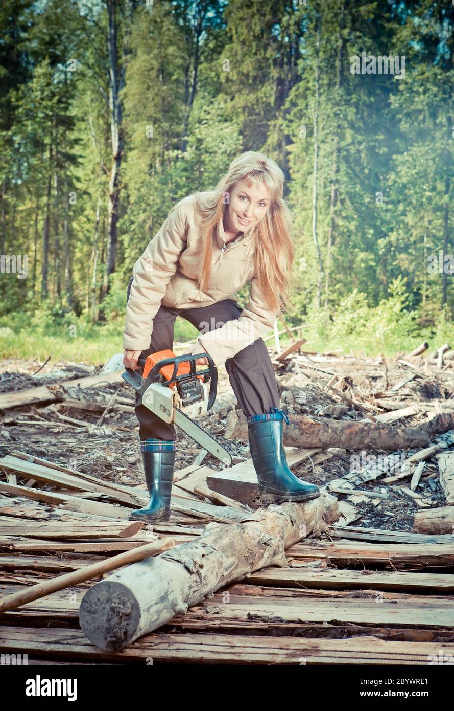 Husqvarna Chainsaw Girl