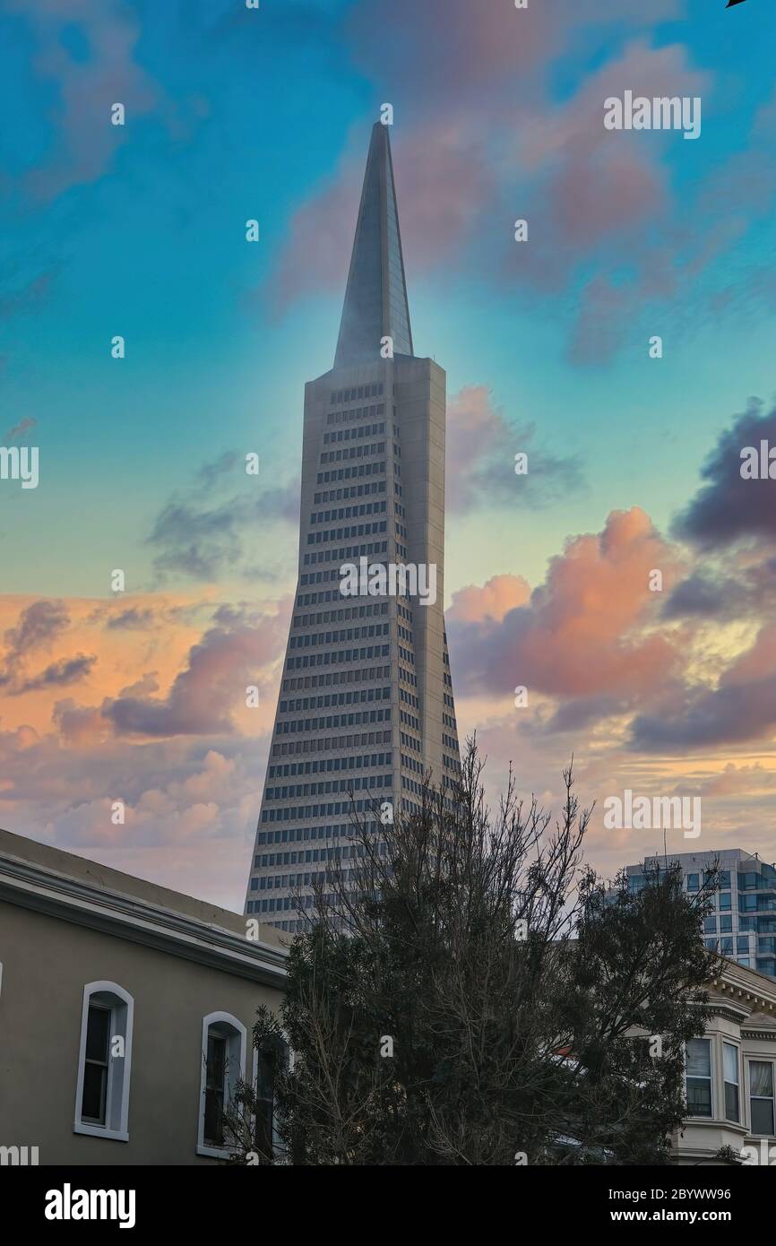 Classic Tower in San Francisco Stock Photo - Alamy
