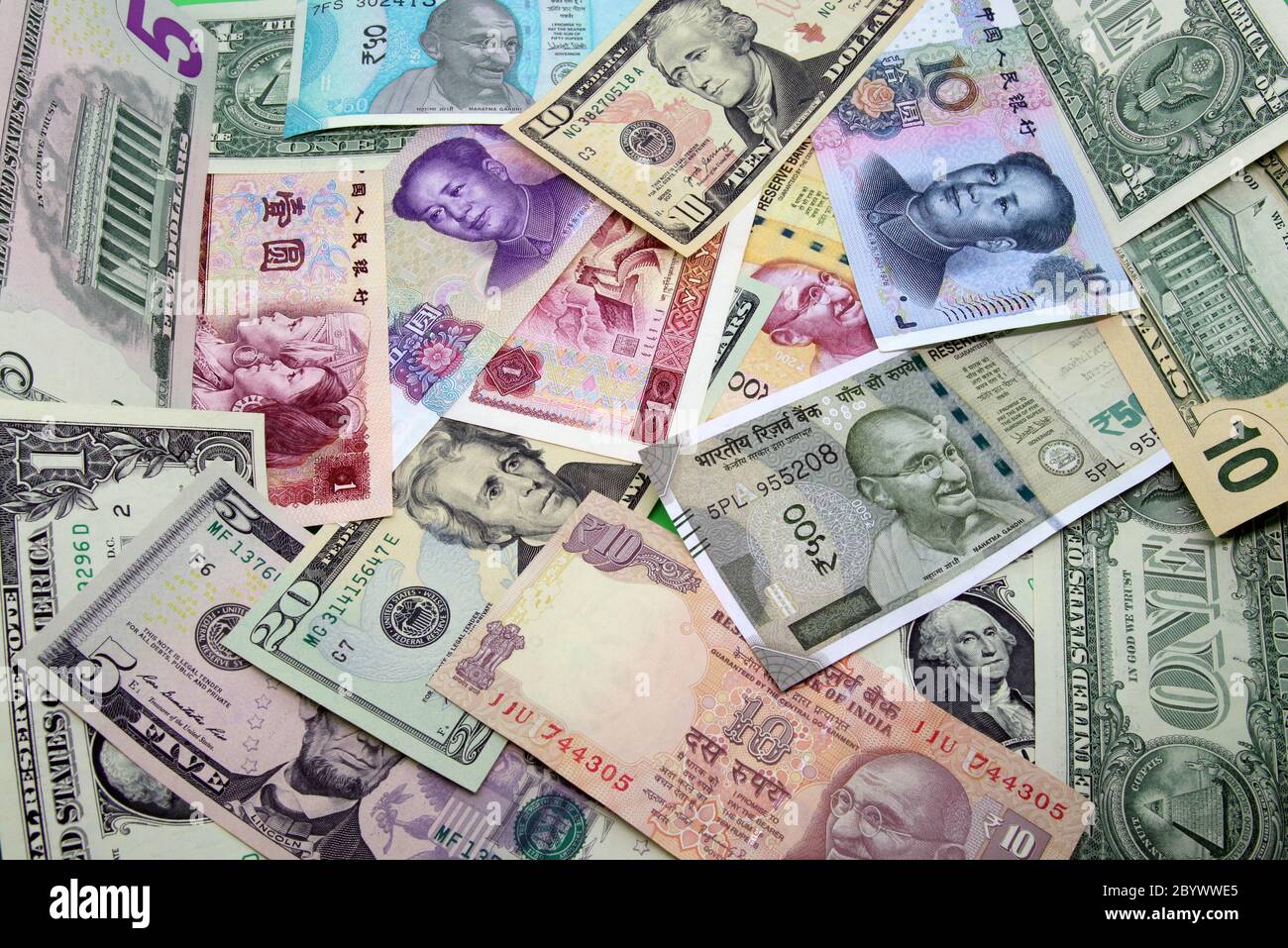 Indian rupee and chinese hi-res stock photography and images - Alamy