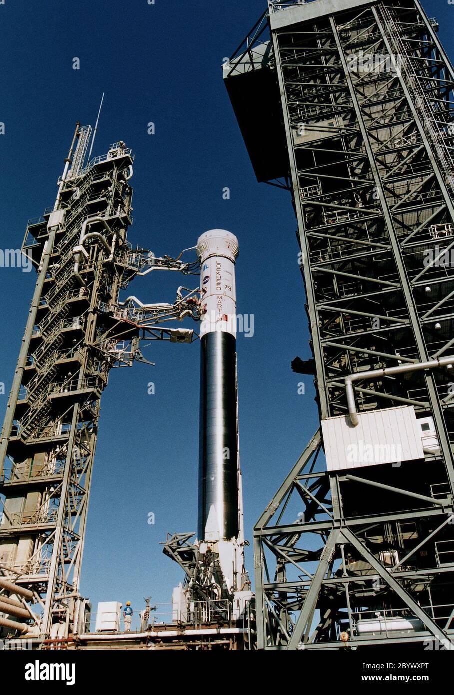 The Lockheed Martin Atlas 1 expendable launch vehicle (AC-79) which ...