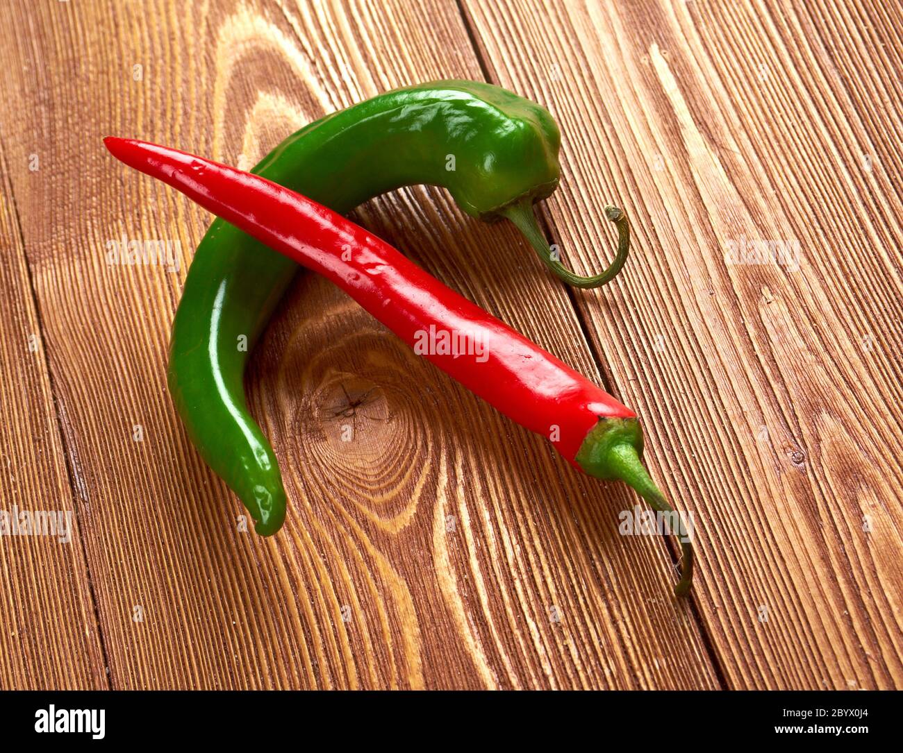 Red and green Hot Chili Peppers Stock Photo - Alamy