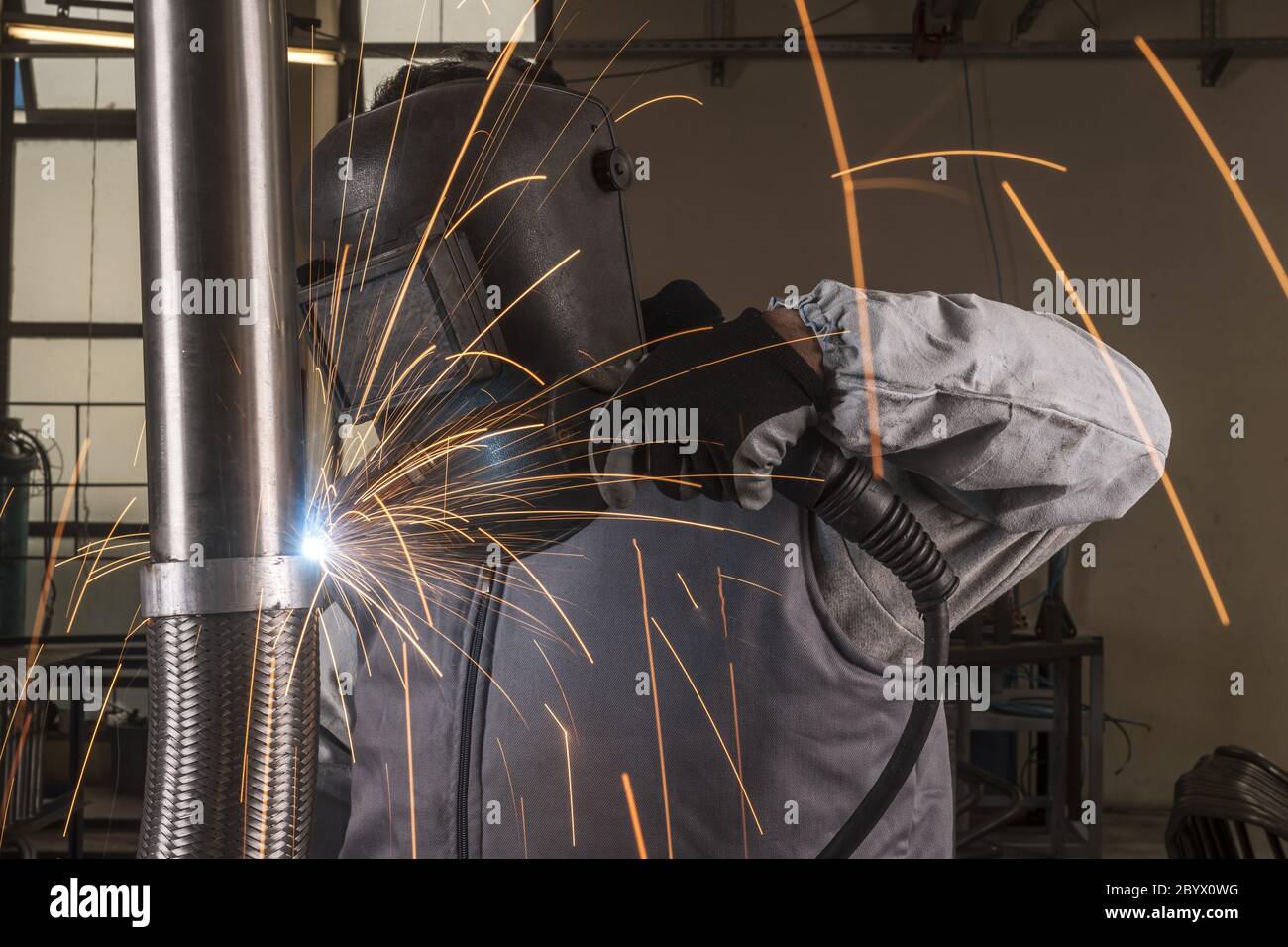Arc welder hi-res stock photography and images - Alamy
