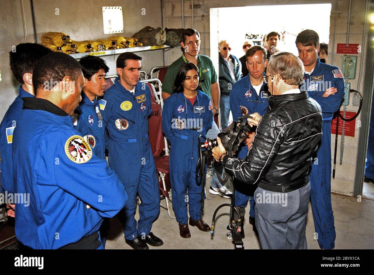 The STS-87 crew participates in Terminal Countdown Demonstration Test ...
