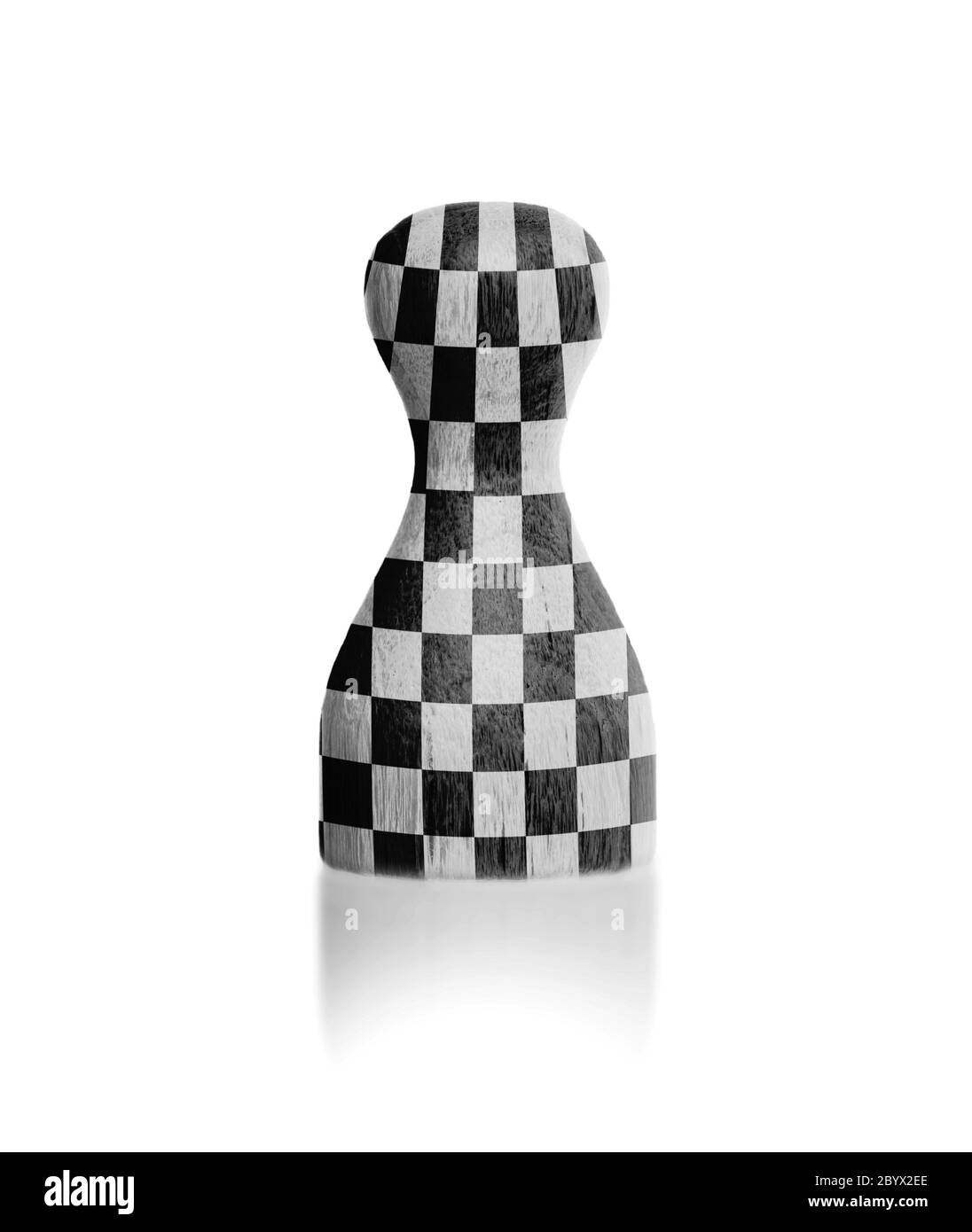 Checkers pawns Black and White Stock Photos & Images - Alamy