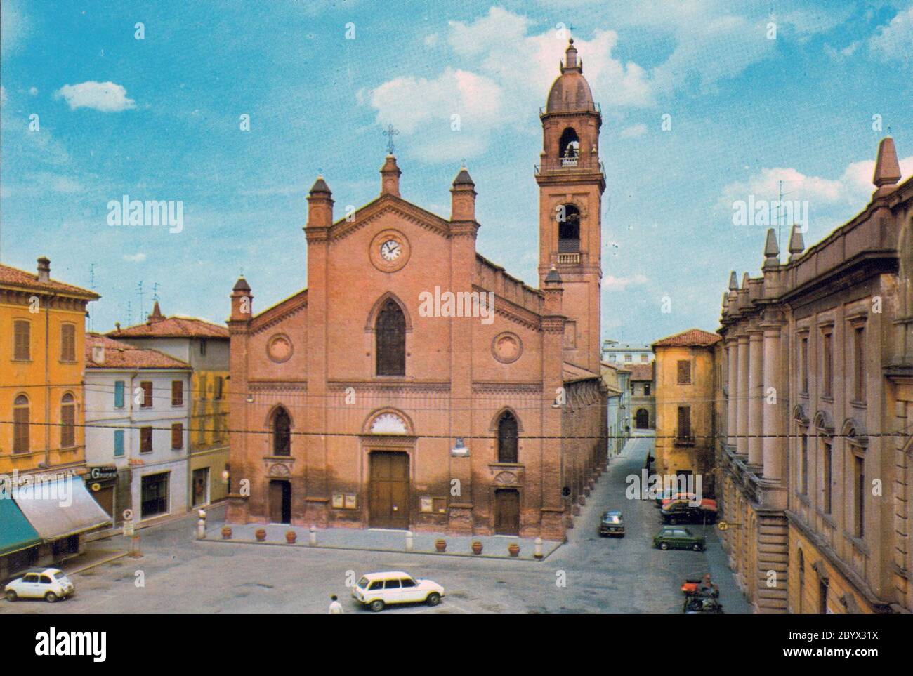 The Cathederal of Mirandola, Italy in the ca. 1970 Stock Photo - Alamy