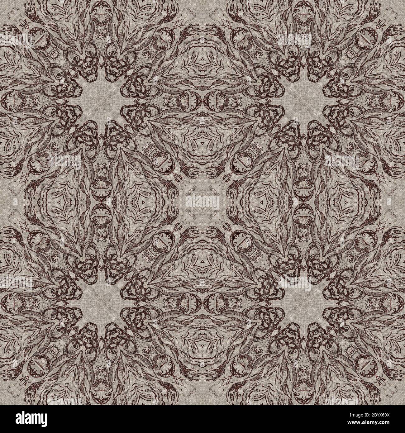 Seamless graphic pattern on canvas Stock Photo - Alamy