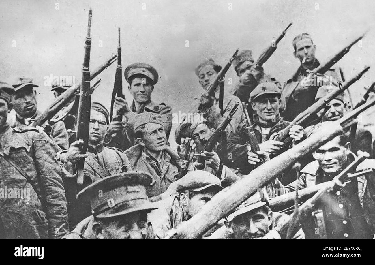 Partisan fighters Black and White Stock Photos & Images - Alamy