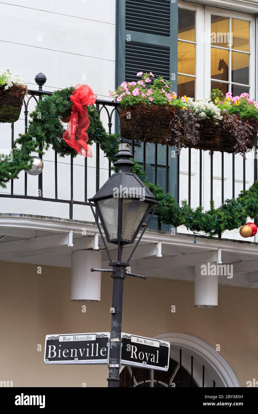 Royal Street, French Quarter, New Orleans, Louisiana, USA Stock Photo ...
