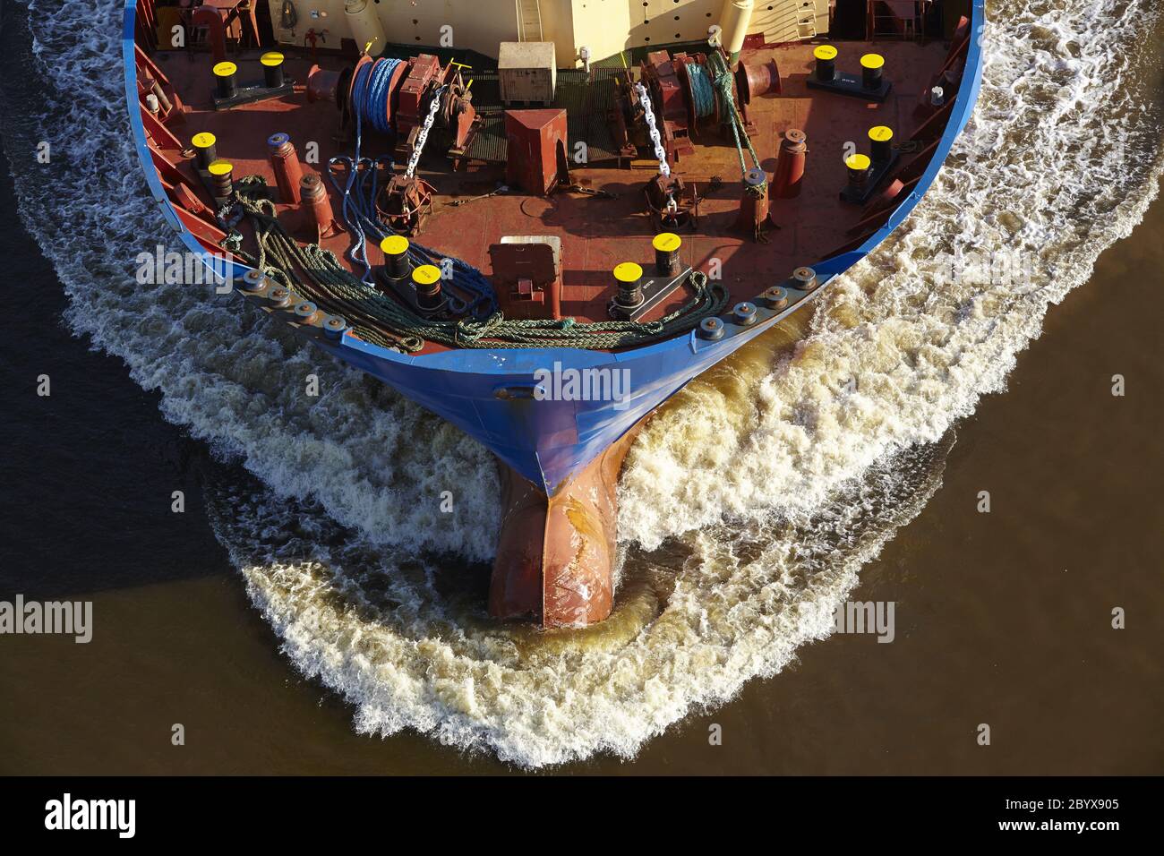 Bow of a cargo ship hi-res stock photography and images - Alamy