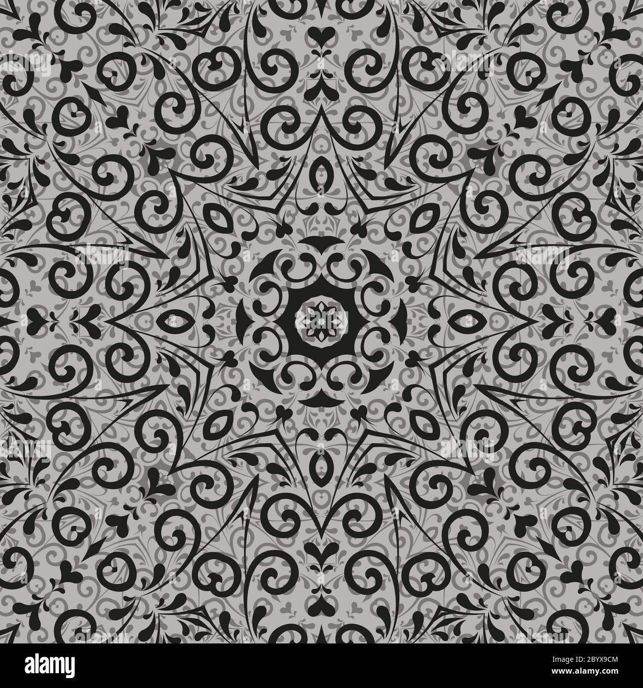 Seamless abstract outline pattern Stock Photo - Alamy
