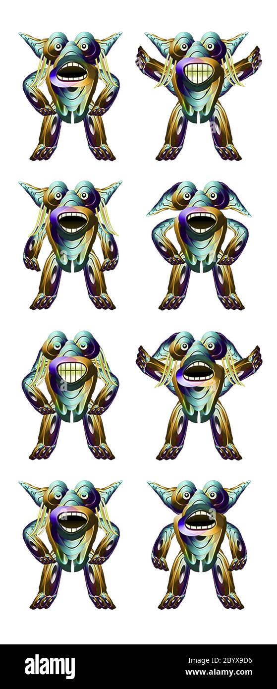 Figurative characters Cut Out Stock Images & Pictures - Alamy