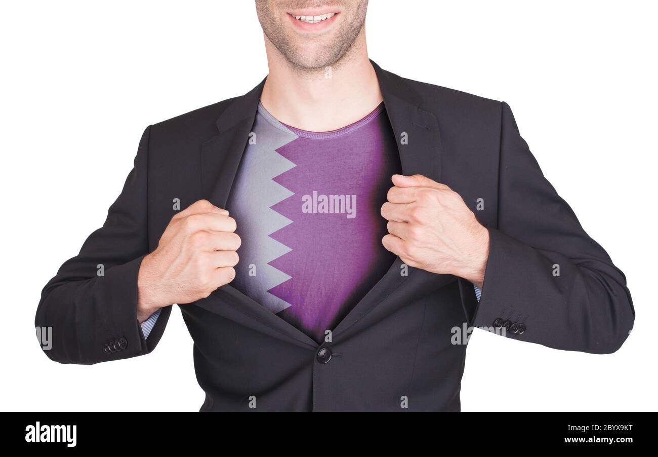 Businessman opening suit reveal hi-res stock photography and images - Alamy