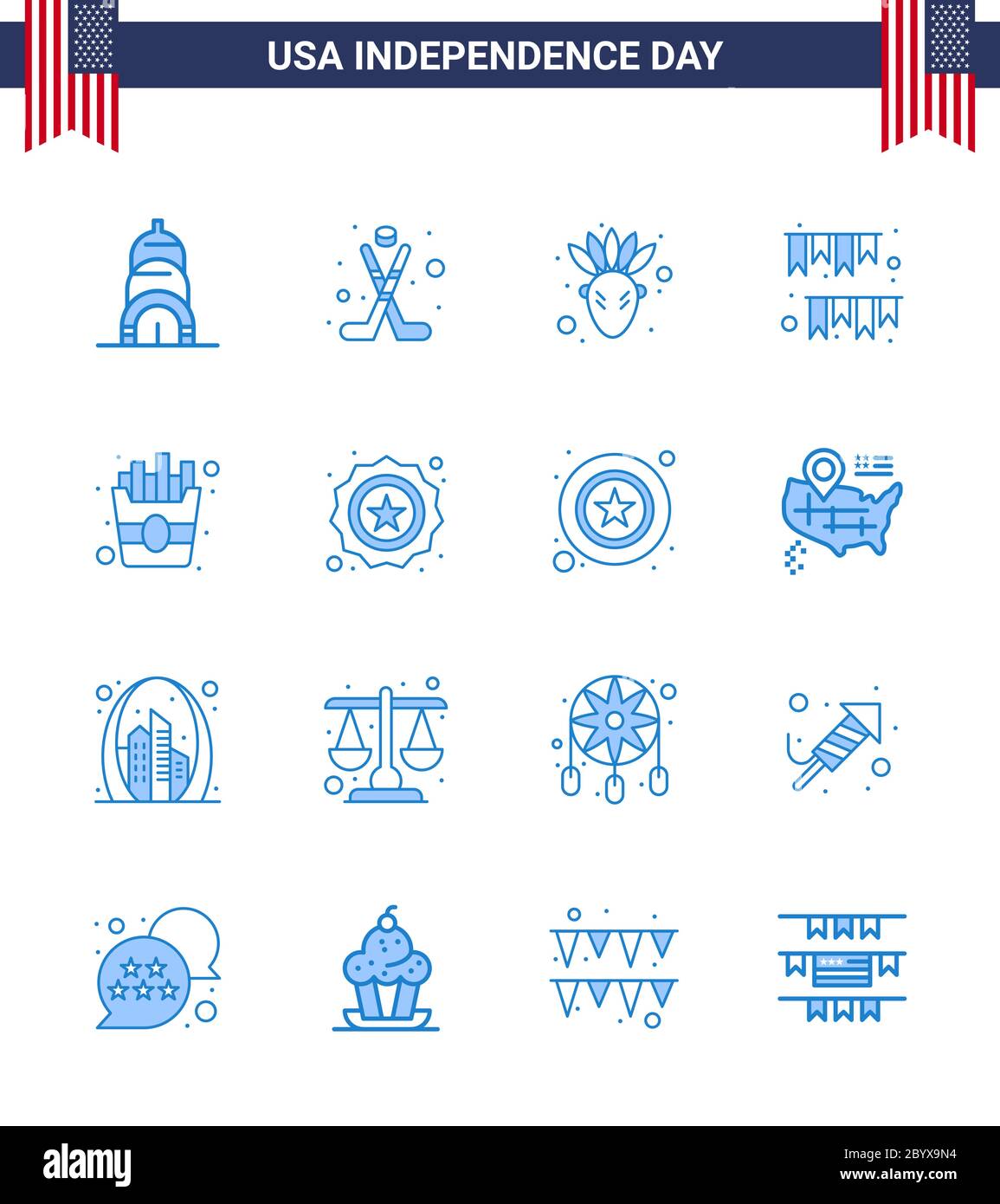 Native american party flag hi-res stock photography and images - Alamy