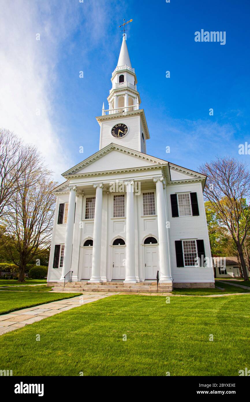 First Congregational Church of Litchfield, CT Stock Photo - Alamy