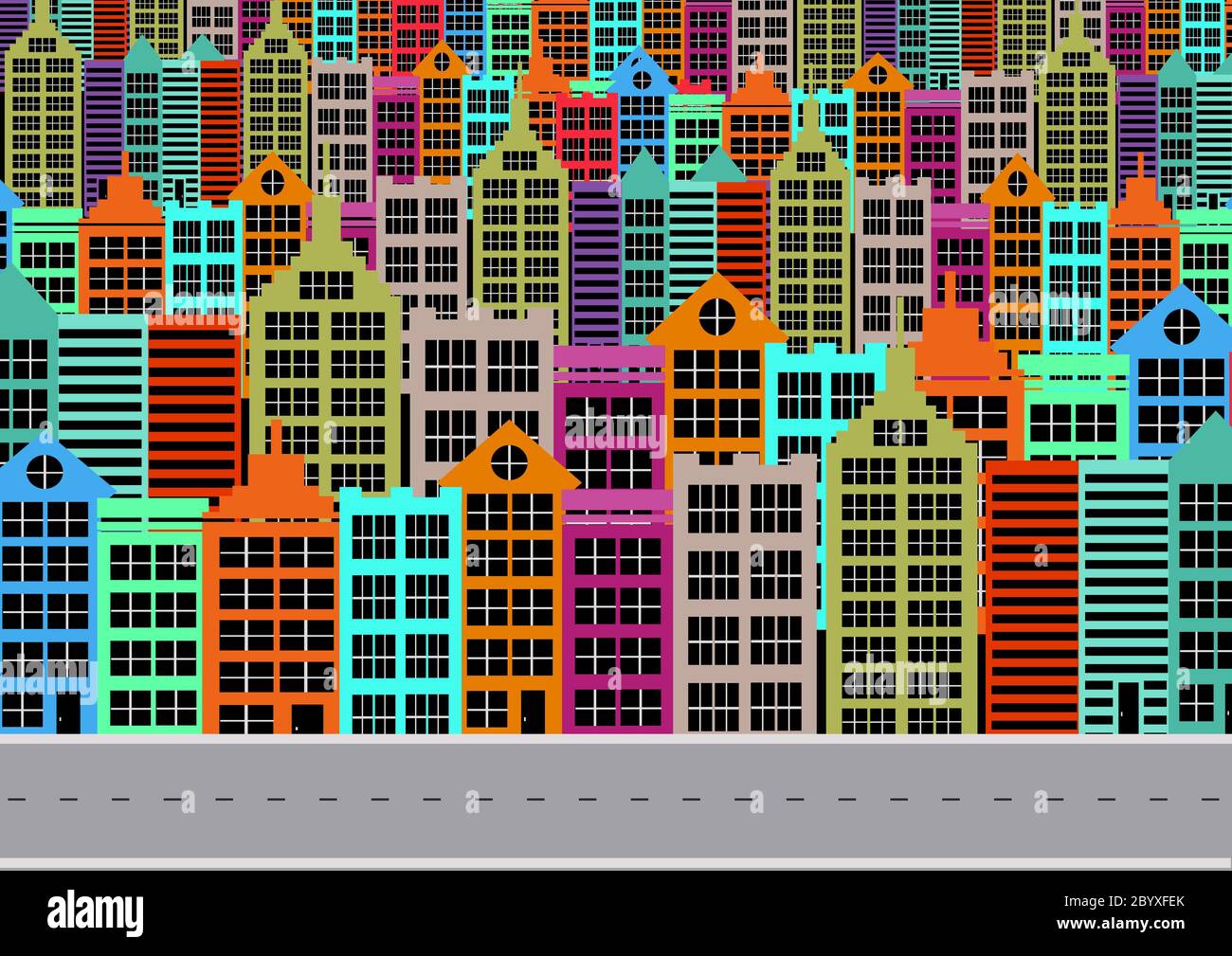 Building town construction design hi-res stock photography and images ...