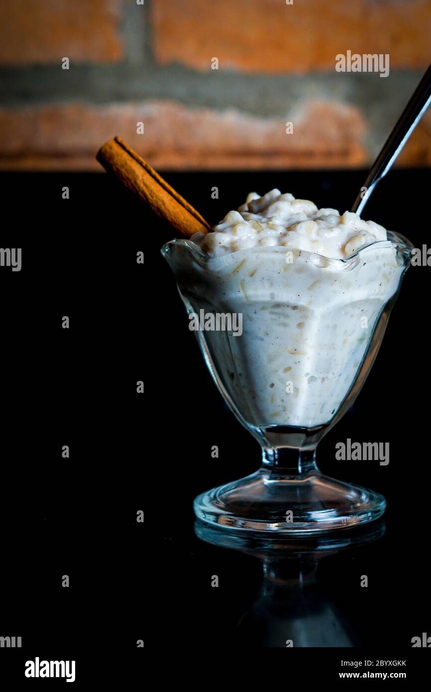 Vegan coconut rice pudding hi-res stock photography and images - Alamy