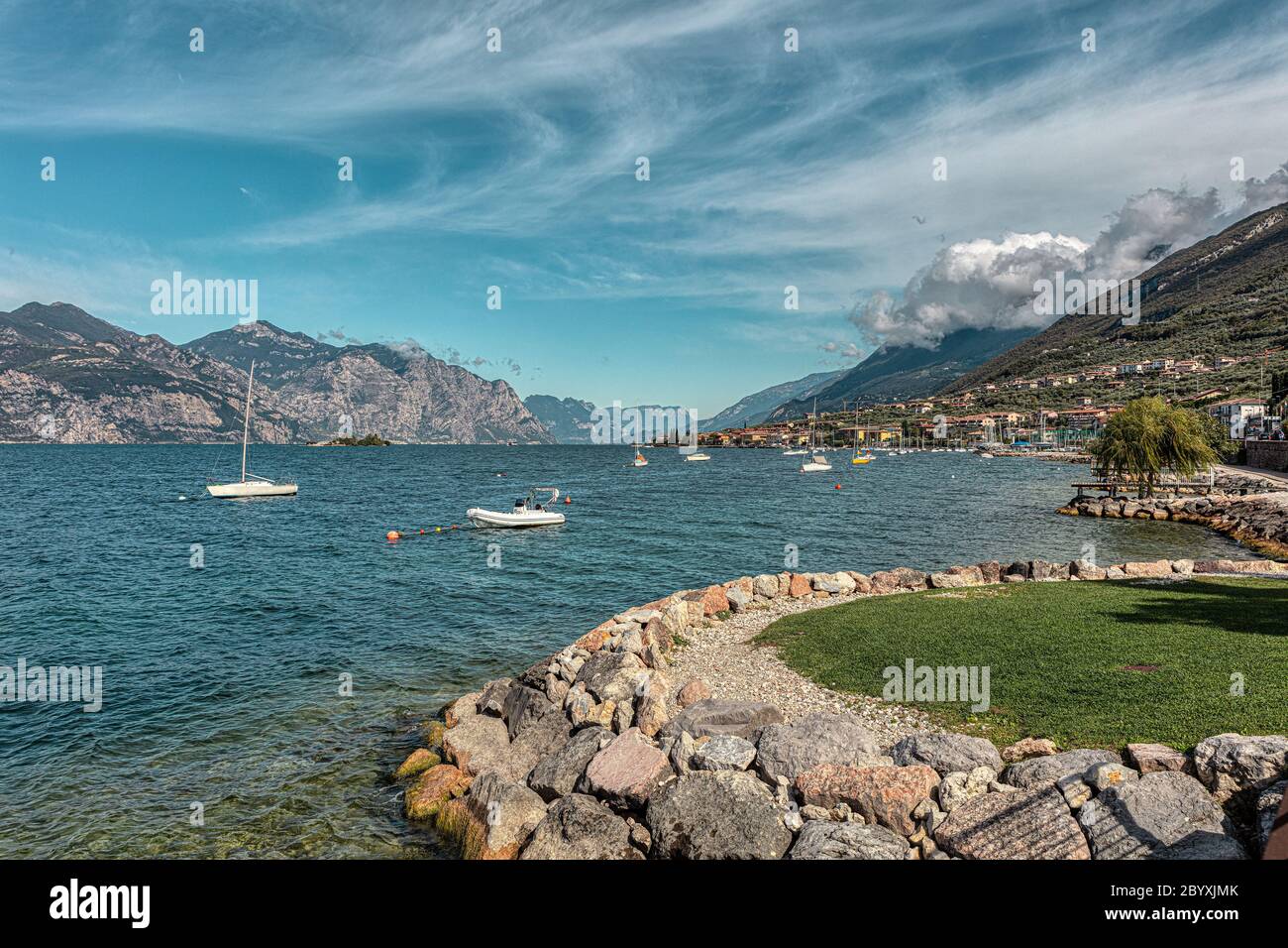 Porto of Brenzone one of the most beautiful villages of Lake Garda ...