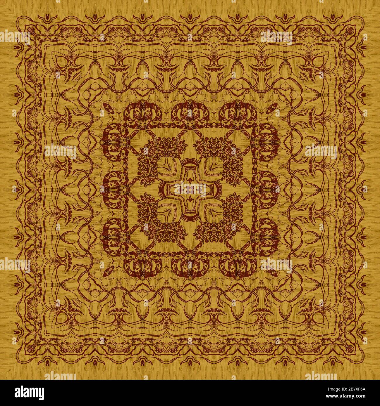 Seamless graphic pattern on veneer Stock Photo - Alamy