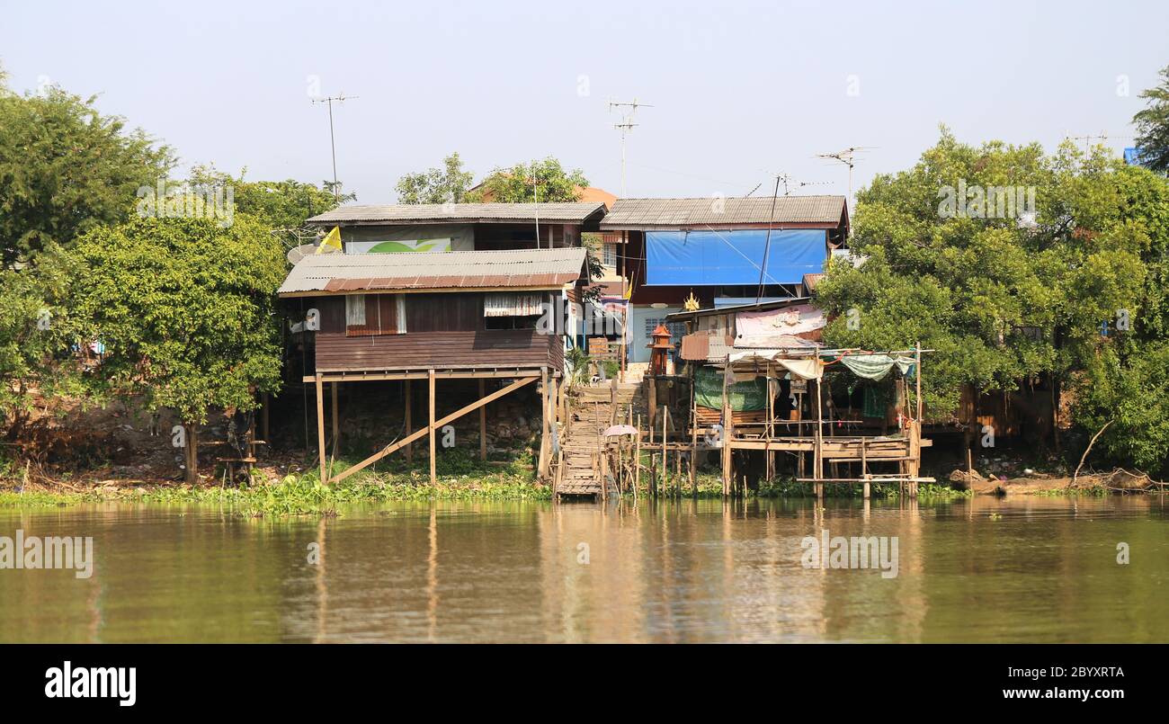 House on the River Stock Photo - Alamy