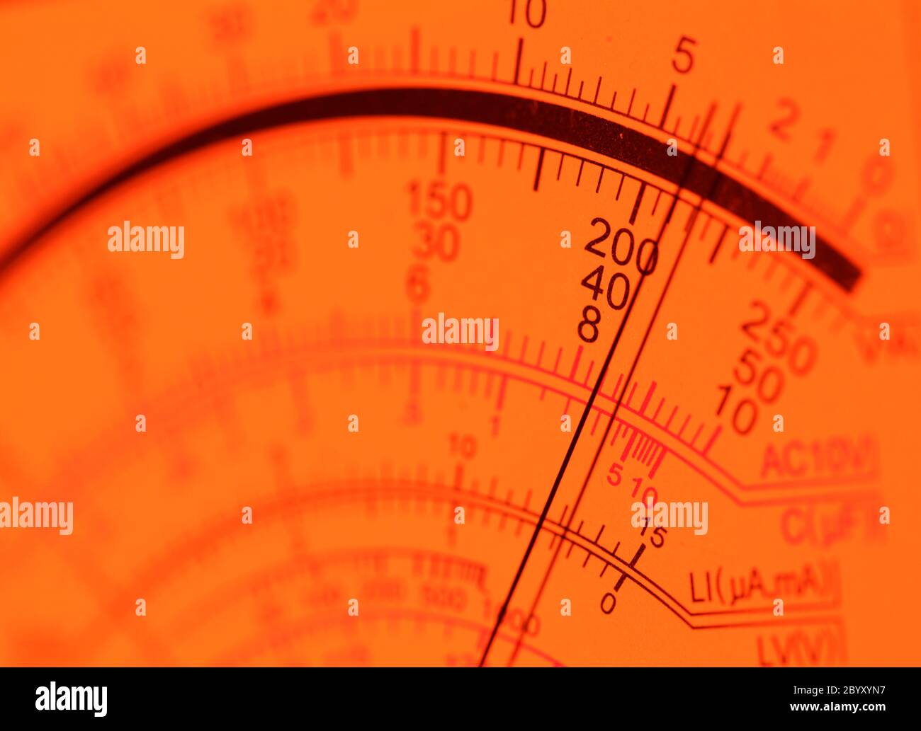 Electric multi meter Stock Photo - Alamy