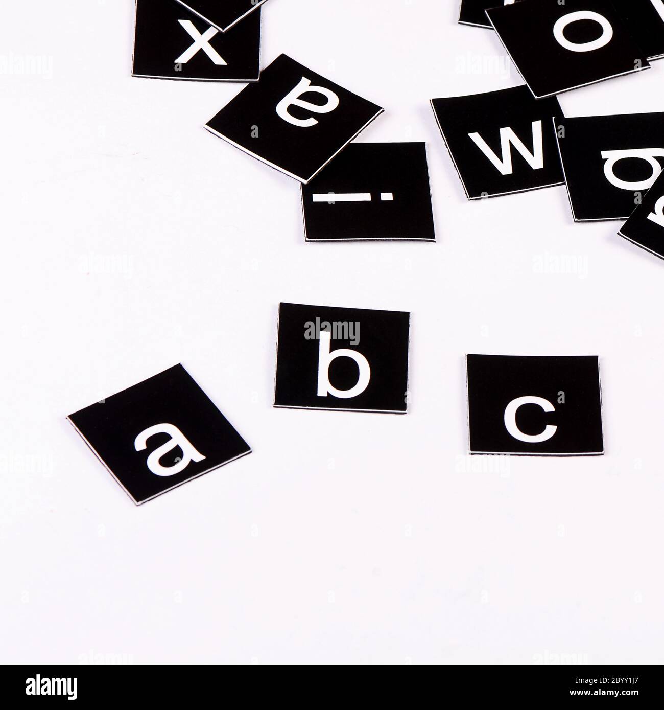 The letters of the English alphabet Stock Photo - Alamy