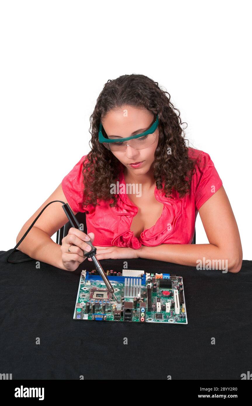 Indian woman manufacturing hi-res stock photography and images - Alamy