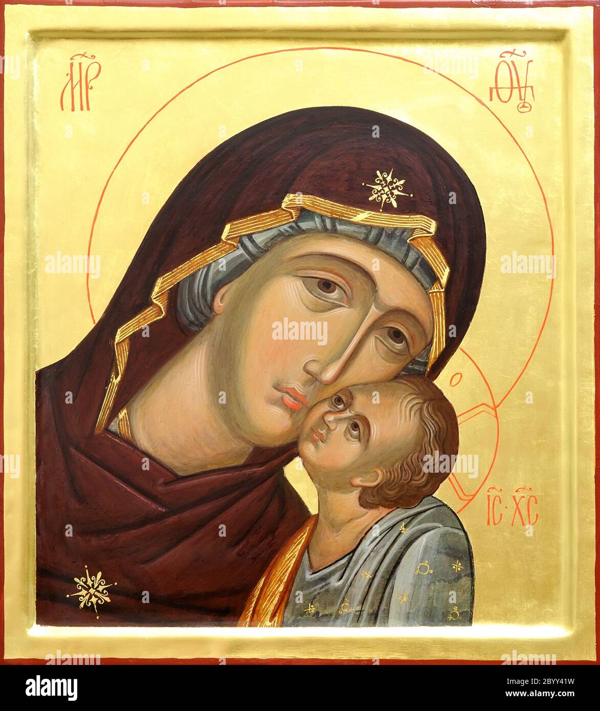 Mother of God Jesus Christ Stock Photo - Alamy