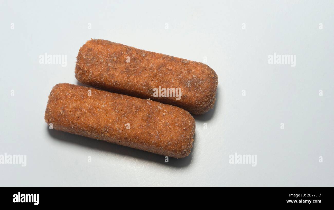 Corn-based snacks with sweet and crispy chocolate flavor Stock Photo ...