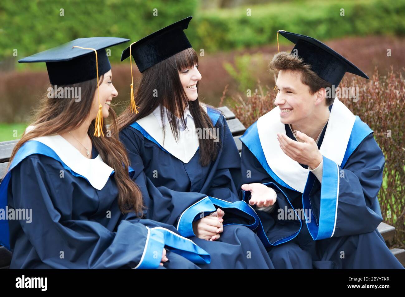 happy graduation students Stock Photo - Alamy