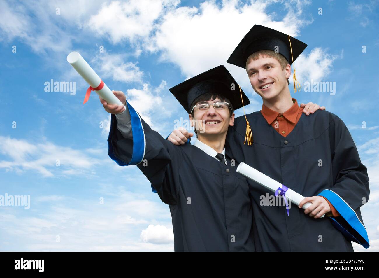 two graduate students Stock Photo - Alamy