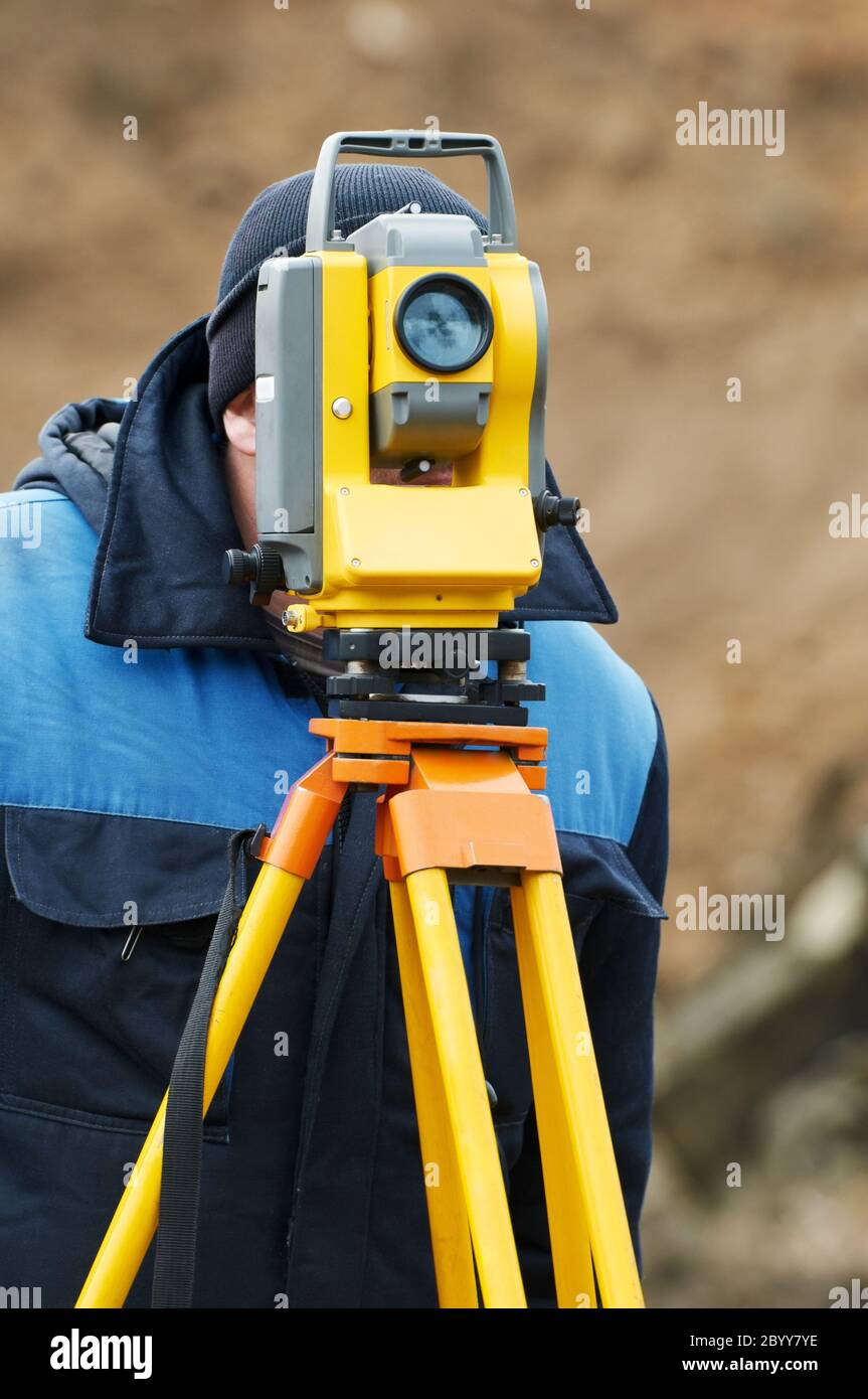 Optical theodolite hi-res stock photography and images - Alamy