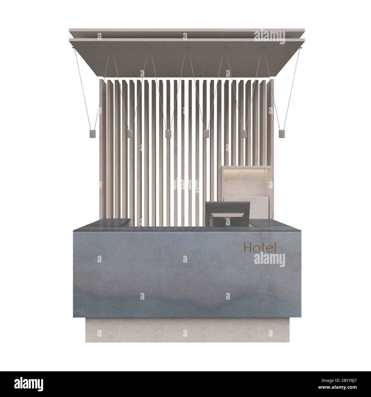 Reception isolated on white background 3d illustration Stock Photo - Alamy