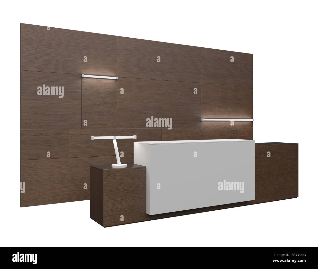 Reception isolated on white background 3d illustration Stock Photo - Alamy