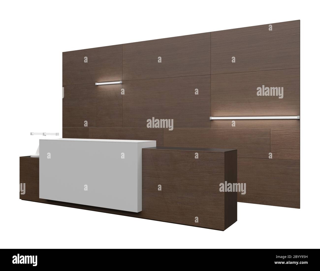 Reception isolated on white background 3d illustration Stock Photo - Alamy