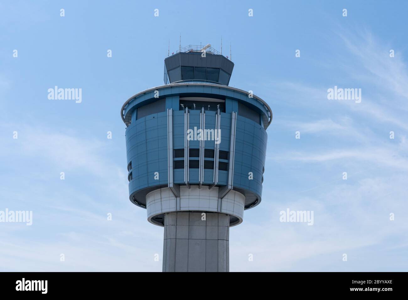 Air Traffic Control Tower at LaGuardia Airport, New York Stock Photo ...