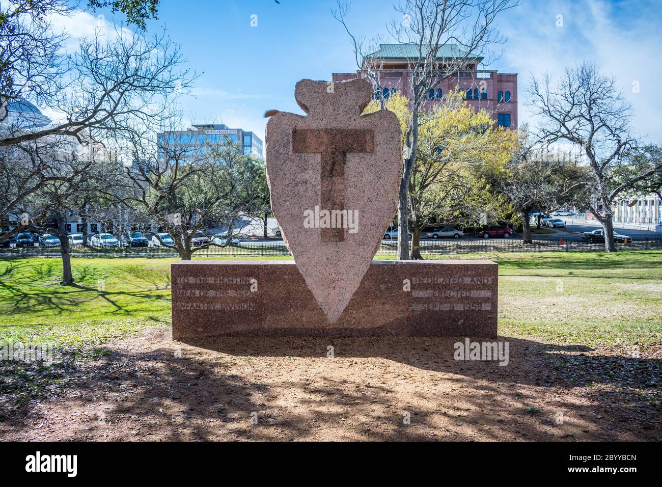 Austin, TX, USA - March 9, 2019: The huge outside preserve grounds of ...