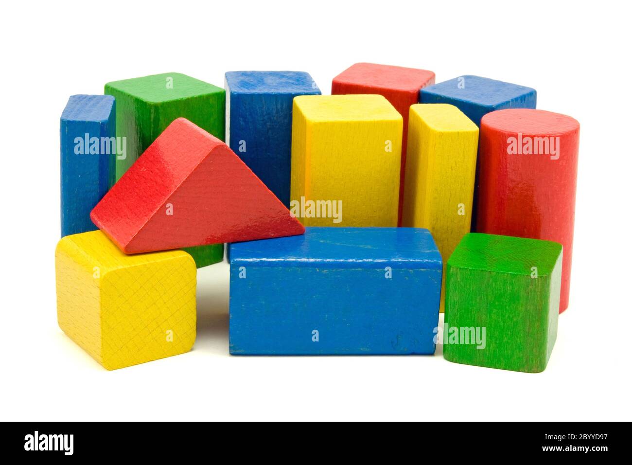 colored wooden blocks Stock Photo - Alamy