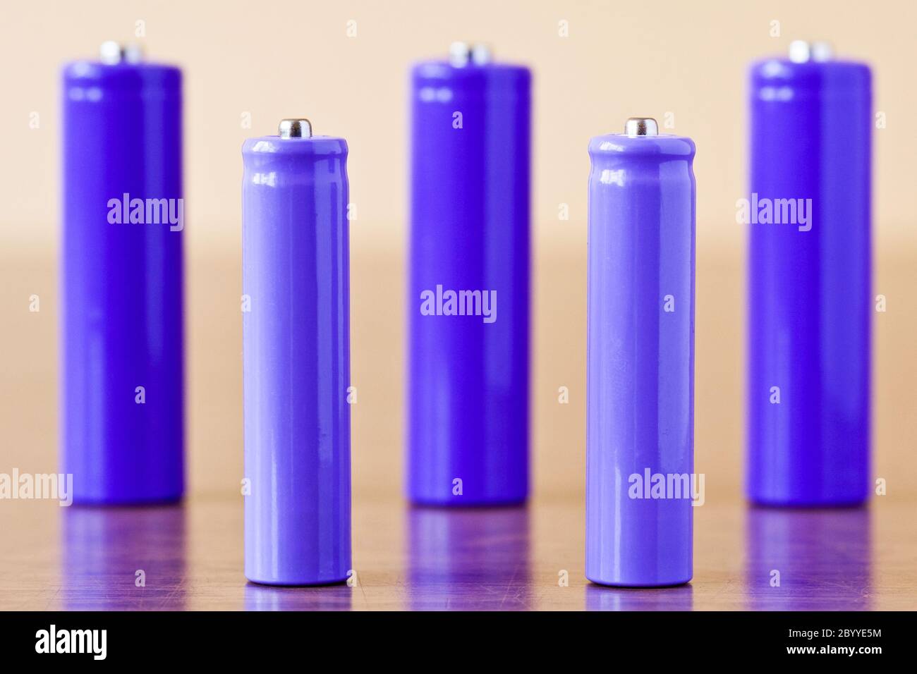 purple alkaline batteries Stock Photo - Alamy