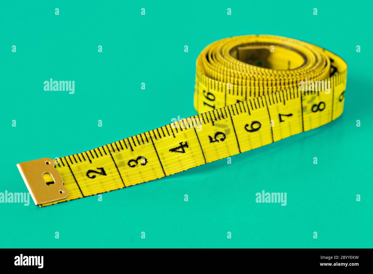 yellow measuring tape Stock Photo - Alamy