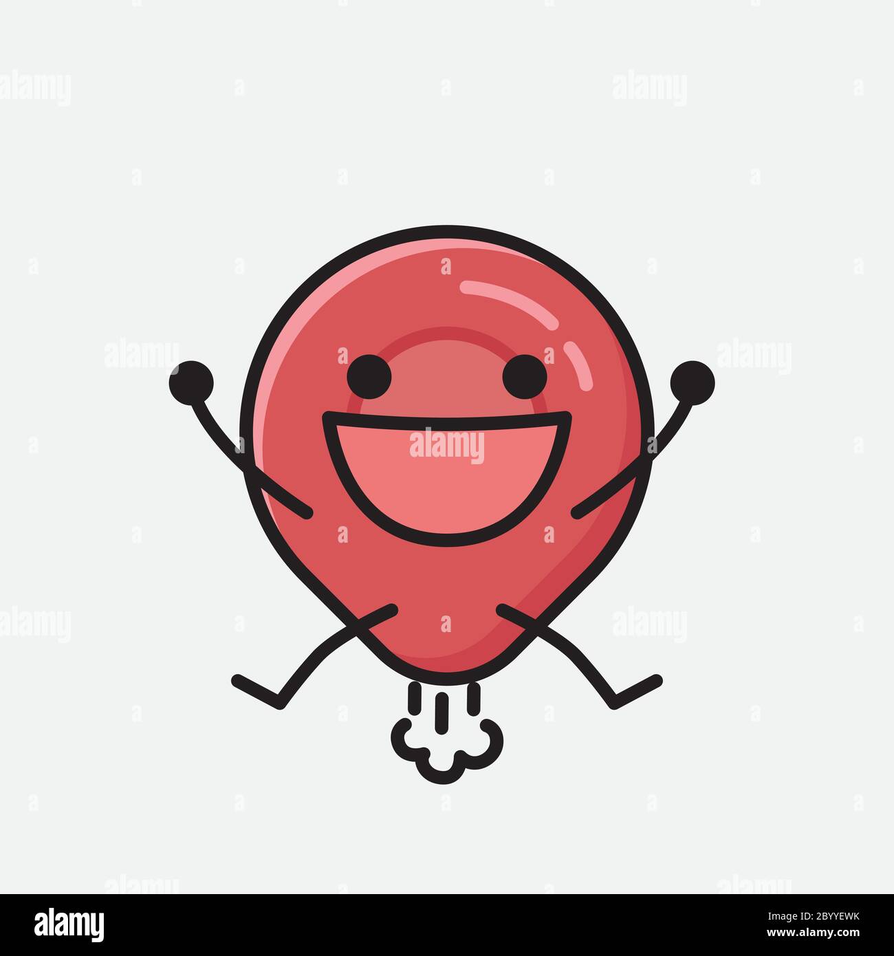 An illustration of Cute Pin Point Icon Mascot Vector Character in Flat ...