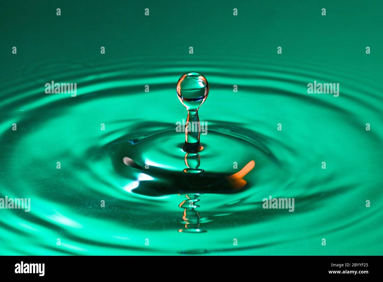 blue droplet splashing Stock Photo - Alamy