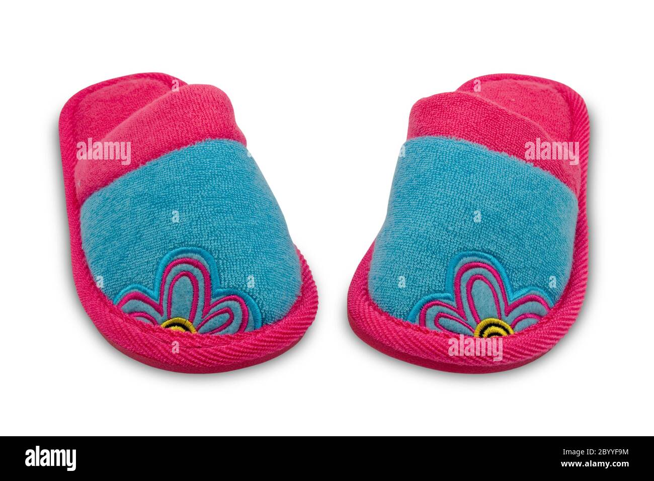 pair of child slippers Stock Photo - Alamy