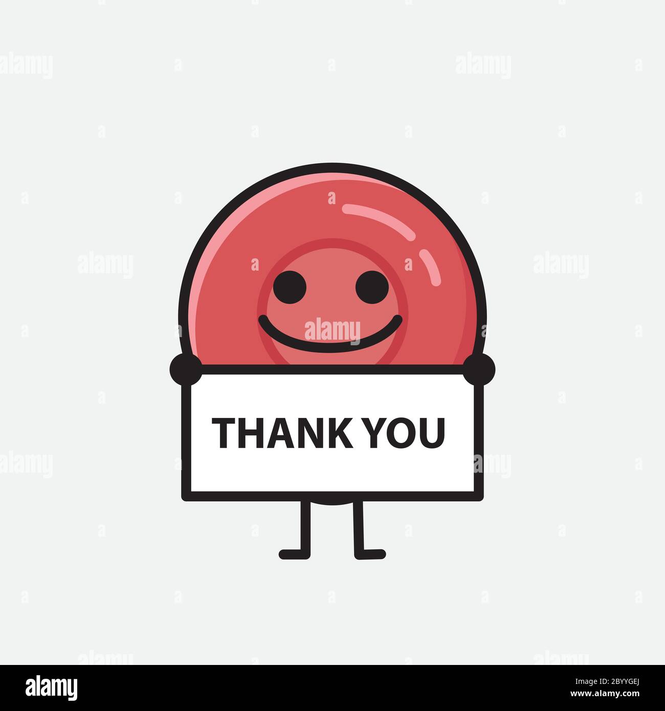 An illustration of Cute Pin Point Icon Mascot Vector Character in Flat ...