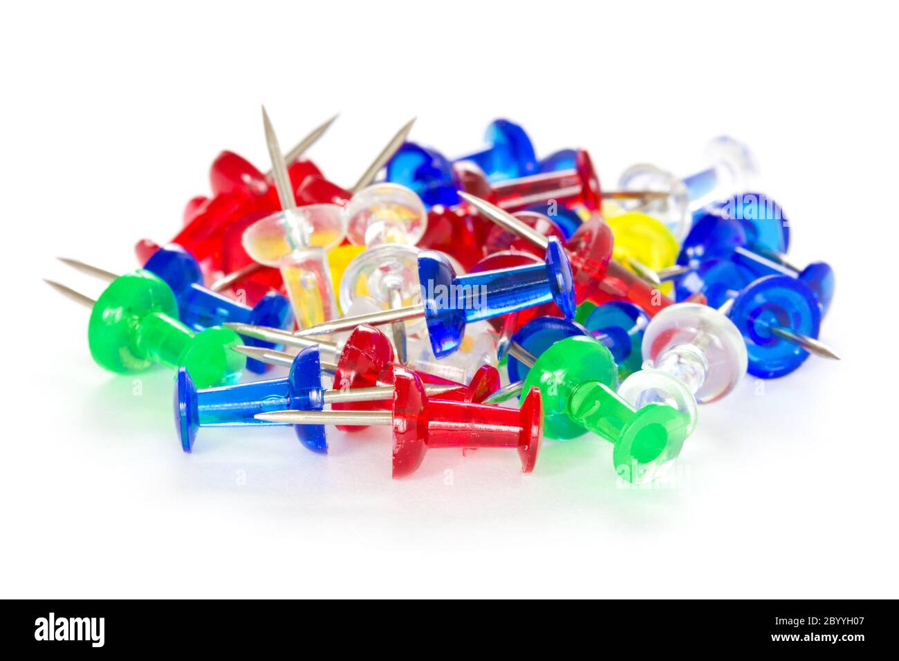 Pile pushpins isolated on hi-res stock photography and images - Alamy