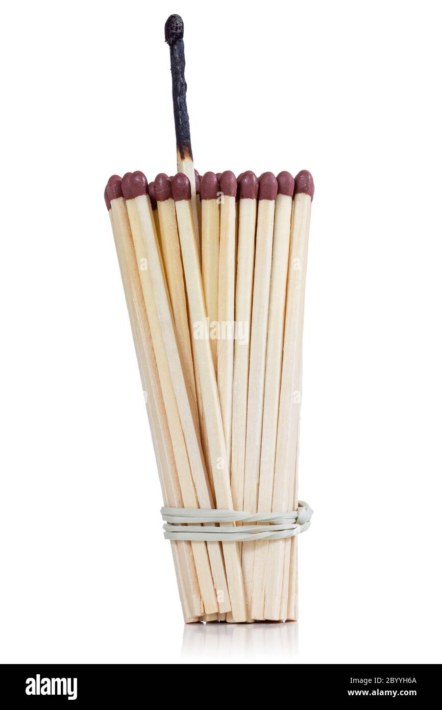 Bunch of safety matches Stock Photo - Alamy