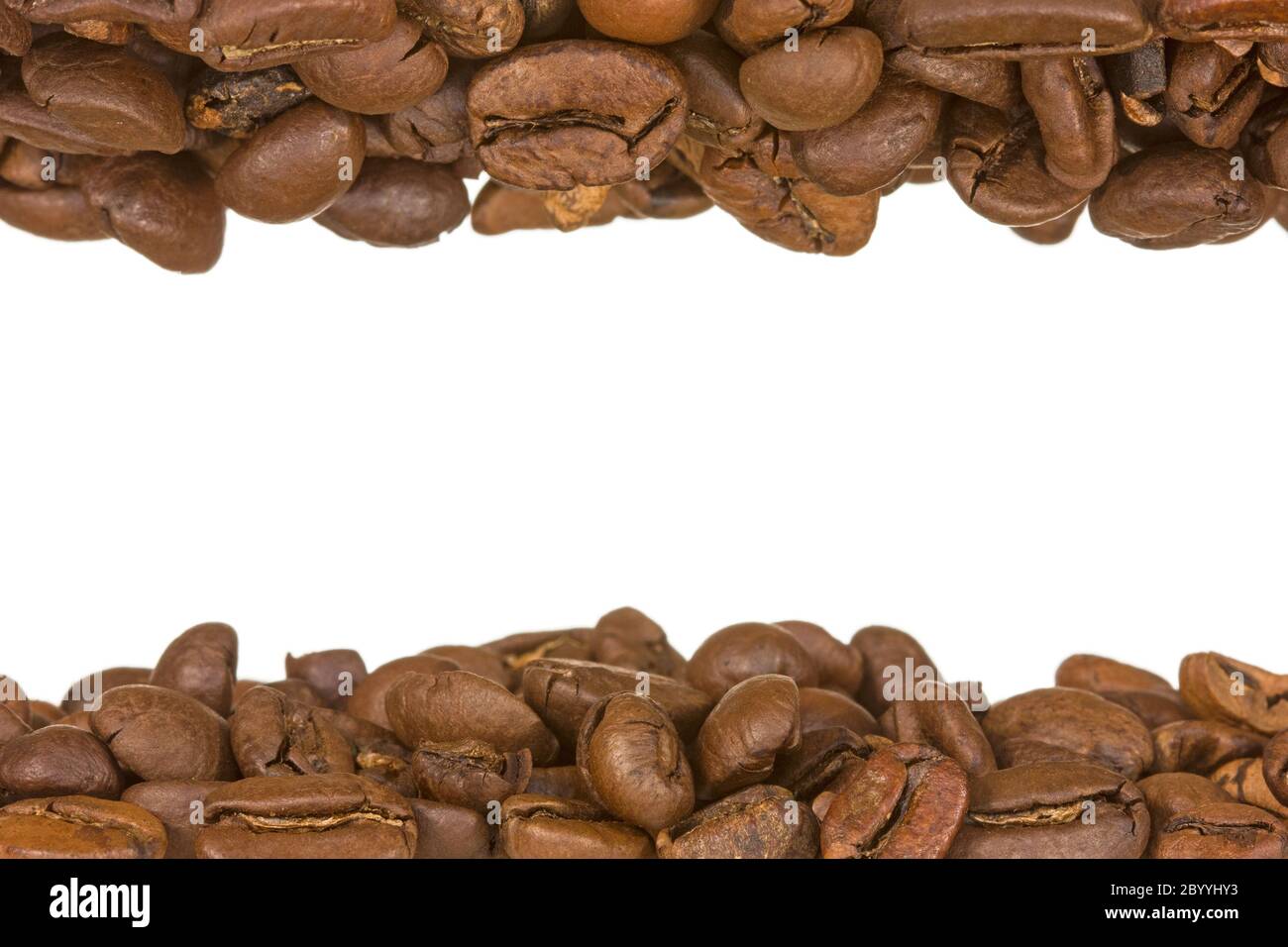 Coffee beans frame Stock Photo - Alamy