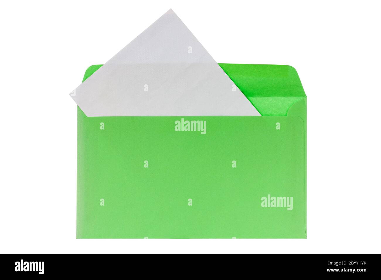 Blank letter envelope Cut Out Stock Images & Pictures - Alamy