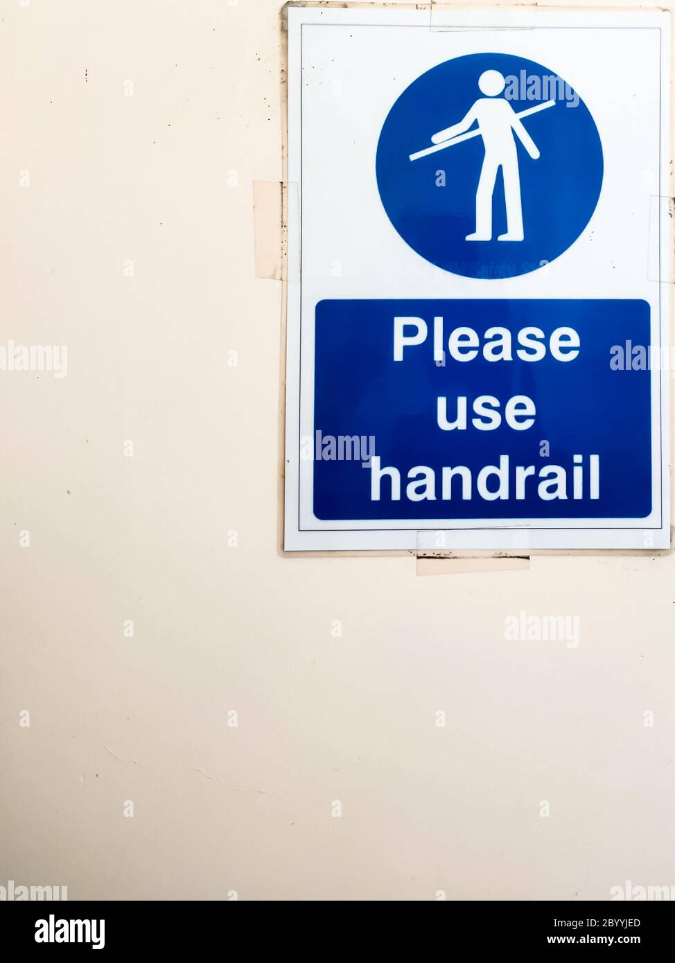 Use Handrail Sign High Resolution Stock Photography and Images - Alamy