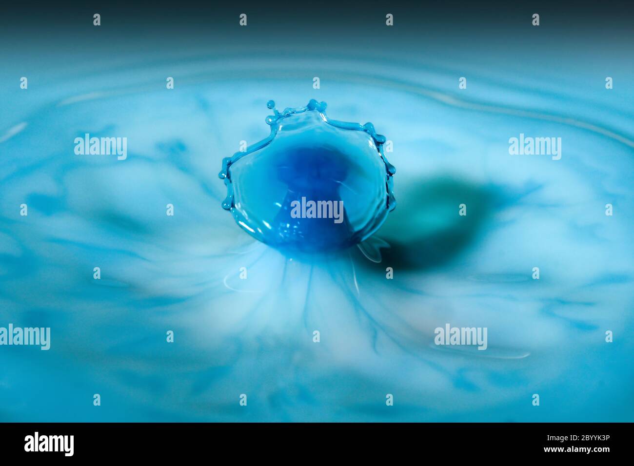 Water Drop Collision Stock Photo - Alamy