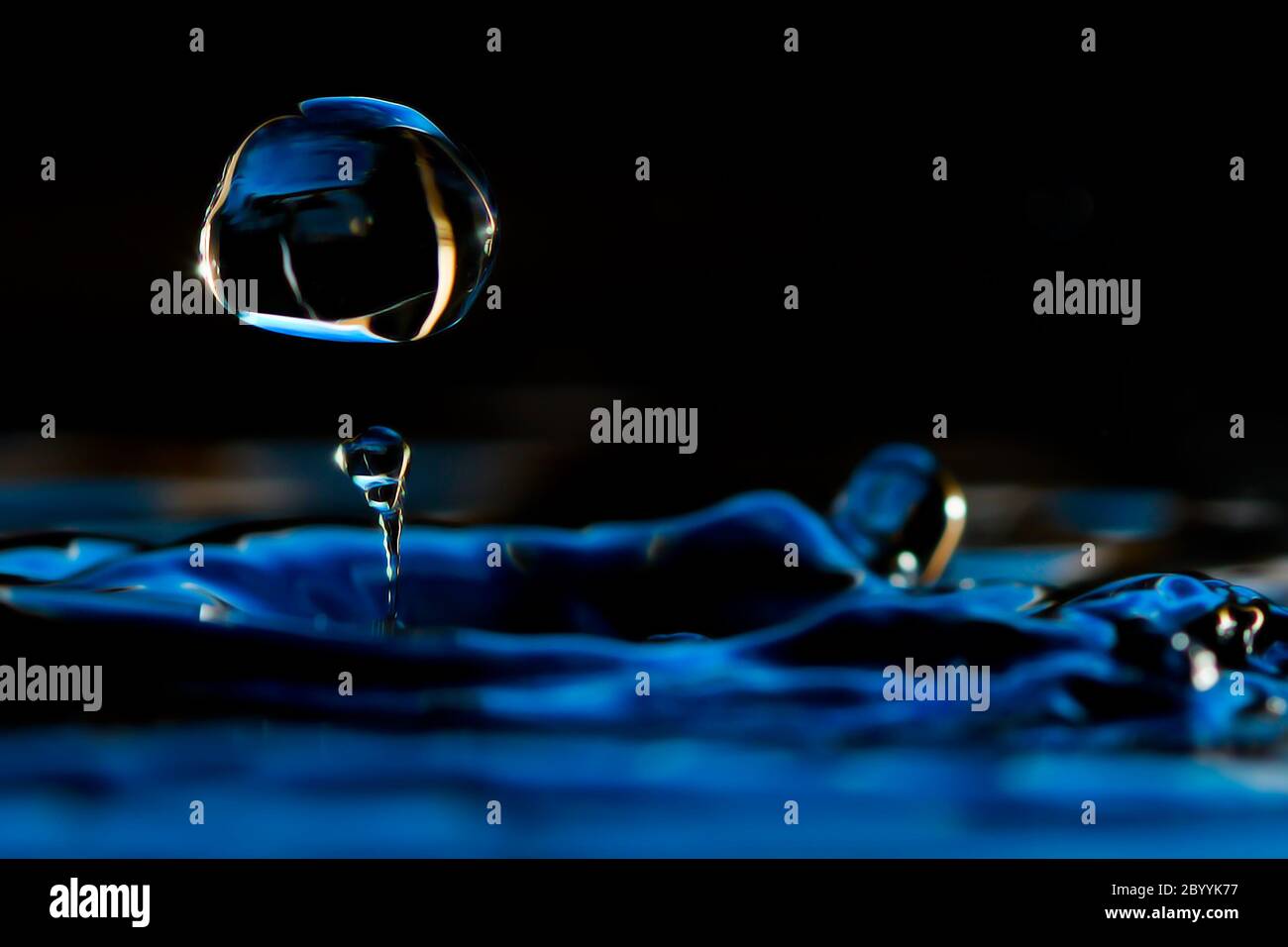 Colorful Water Drop Sculptures Stock Photo - Alamy